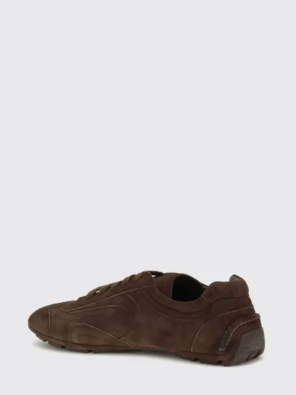 Prada Calf Leather Sneakers - Brown