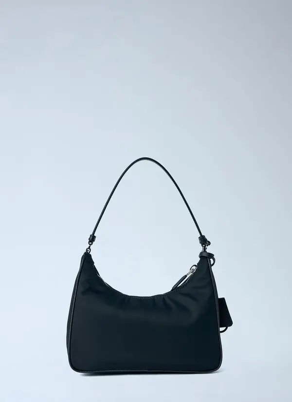 Prada Re-nylon And Saffiano Re-edition 2005 Mini Bag - Black