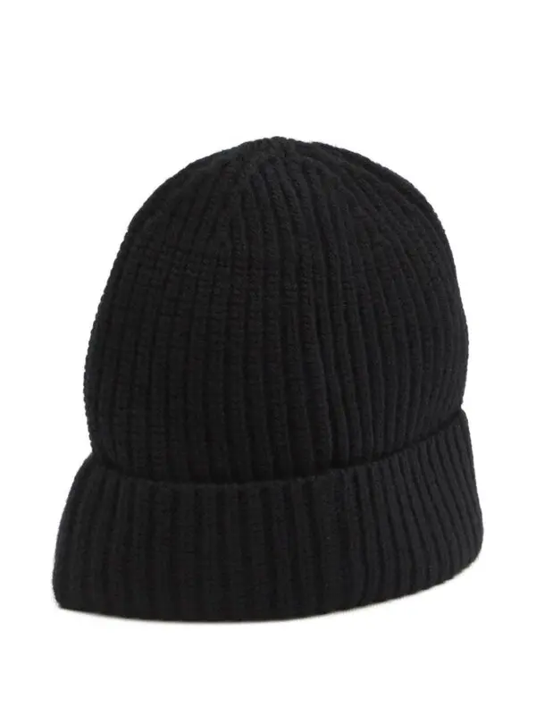 Stone Island Logo Wool Beanie