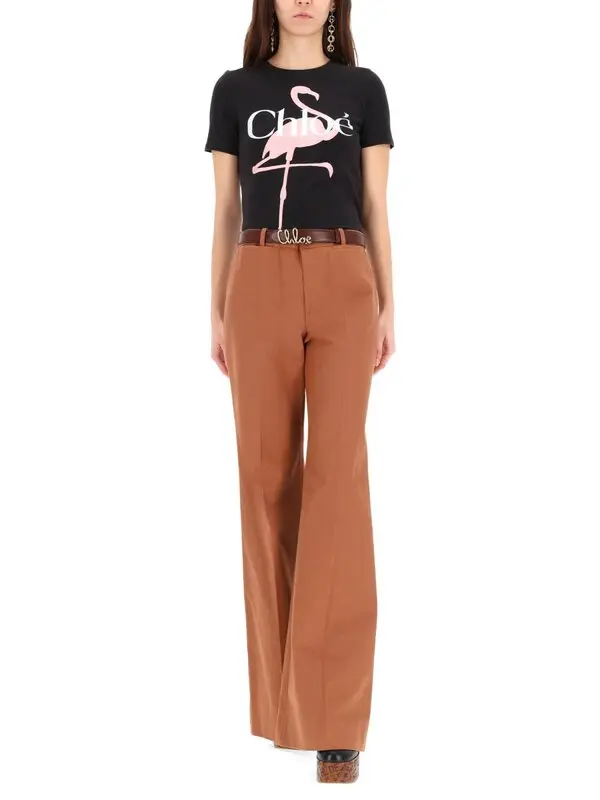 Chloé T-shirt With Logo - Black