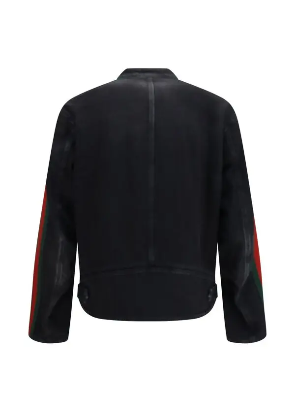 Gucci Web Detail Denim Jacket