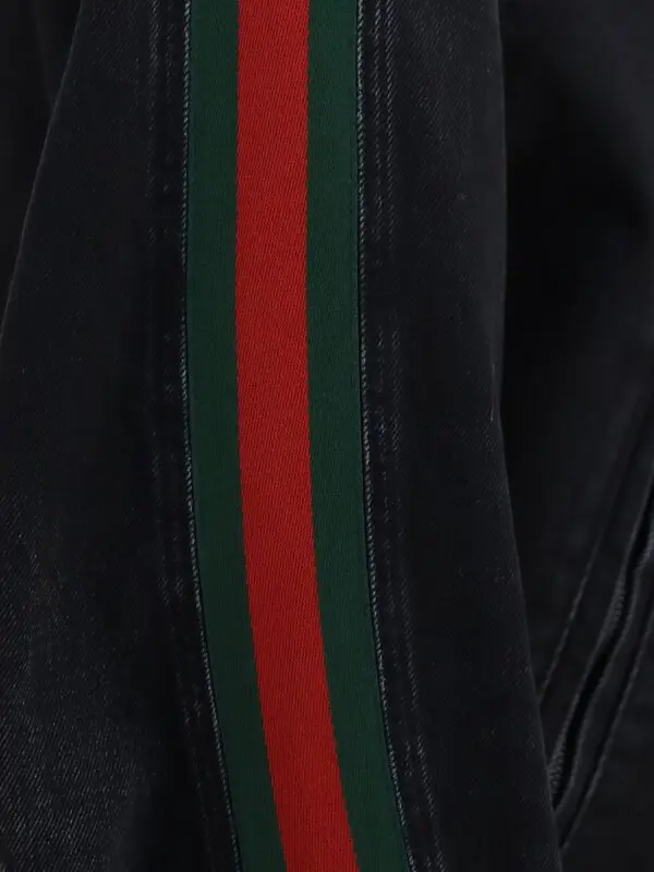 Gucci Web Detail Denim Jacket