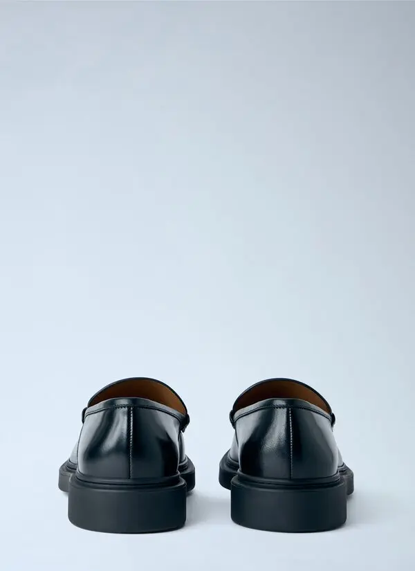 JIL SANDER Brushed Leather Loafers
