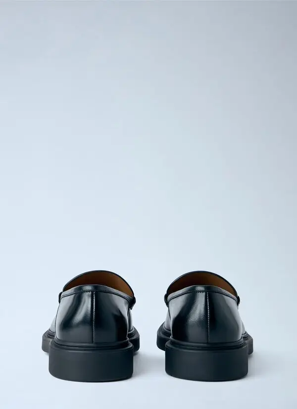 JIL SANDER Brushed Leather Loafers