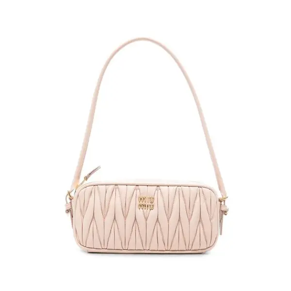 Miu Miu Leather Shoulder Bag - Pink