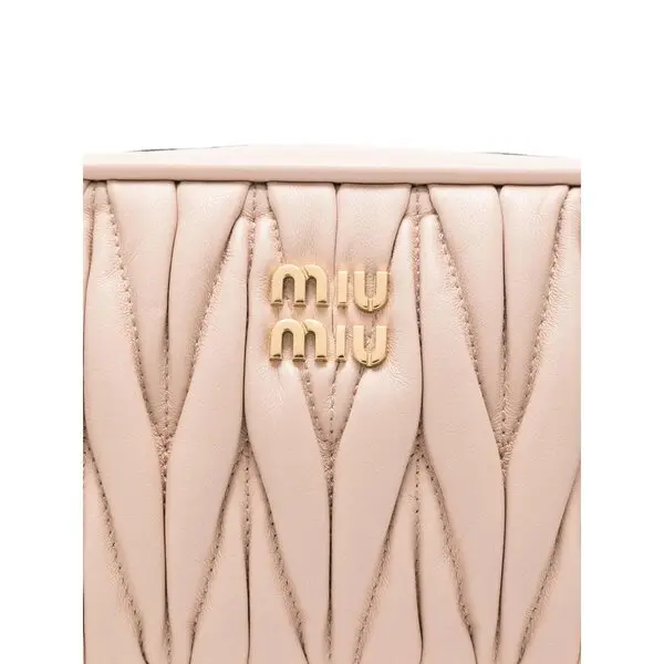Miu Miu Leather Shoulder Bag - Pink