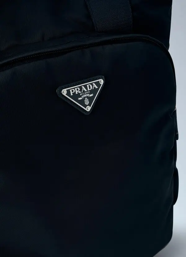 Prada Re-nylon Logo-plaque Tote Bag