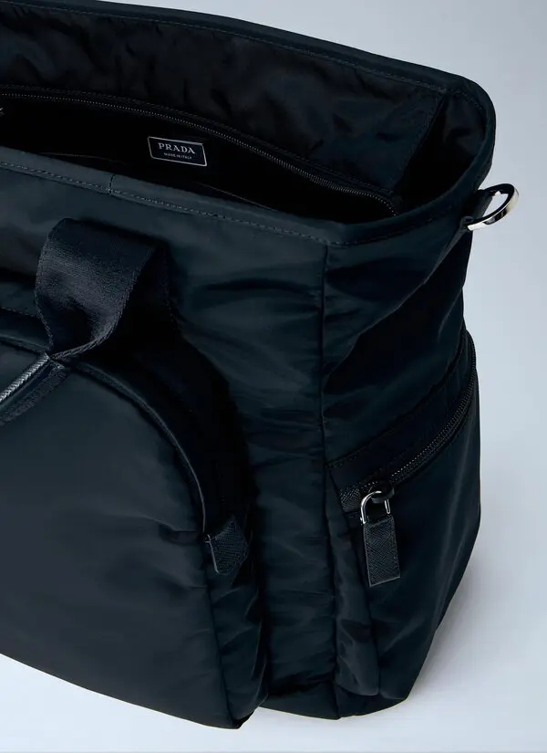 Prada Re-nylon Logo-plaque Tote Bag