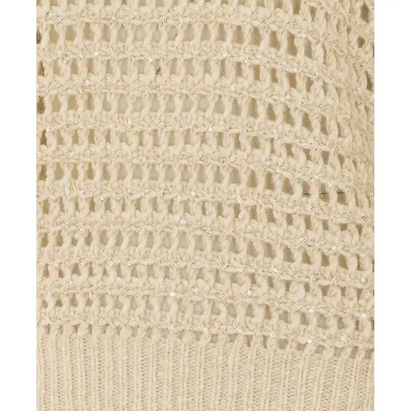 Brunello Cucinelli Knitted Net Sweater