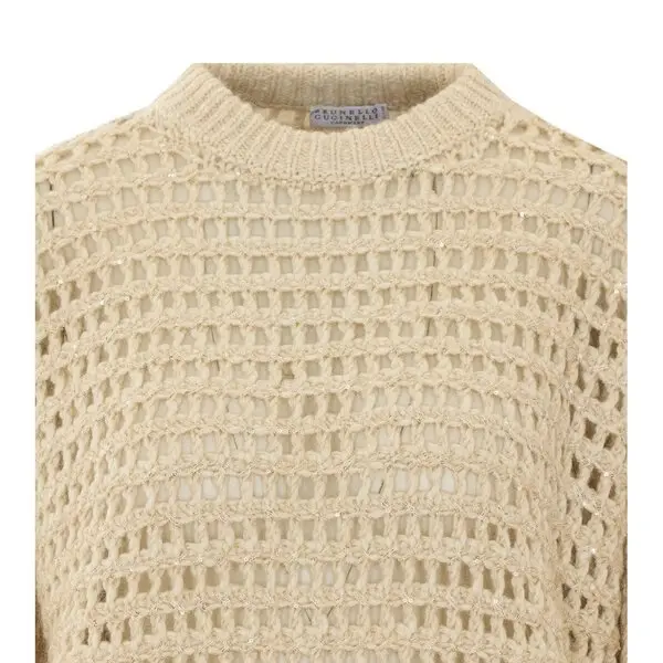 Brunello Cucinelli Knitted Net Sweater