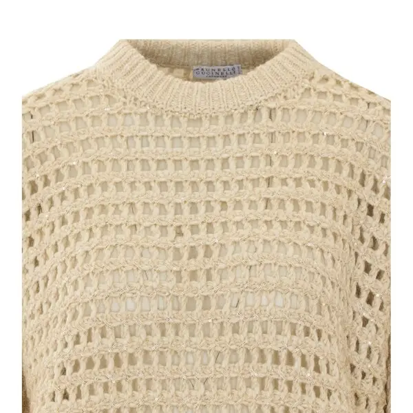 Brunello Cucinelli Knitted Net Sweater