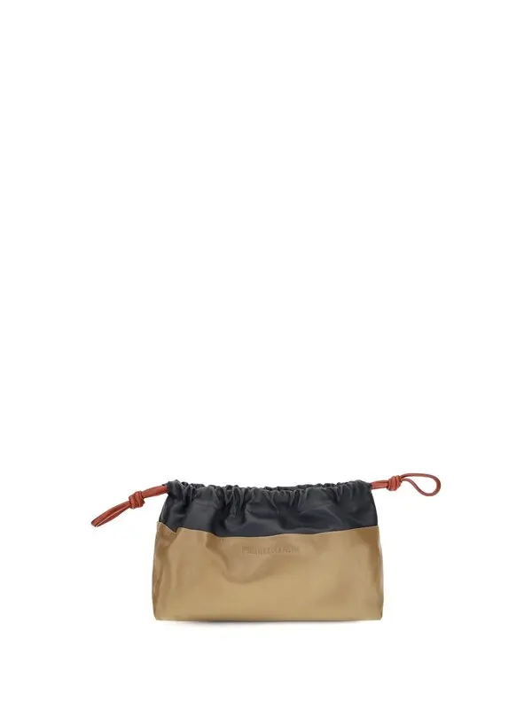 Pierre Hardy Twin Clutch Bag - Cream
