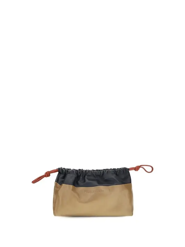 Pierre Hardy Twin Clutch Bag - Cream