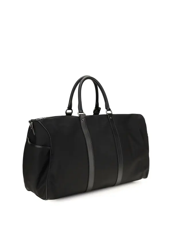 Kiton Leather-trim Travel Duffle Bag