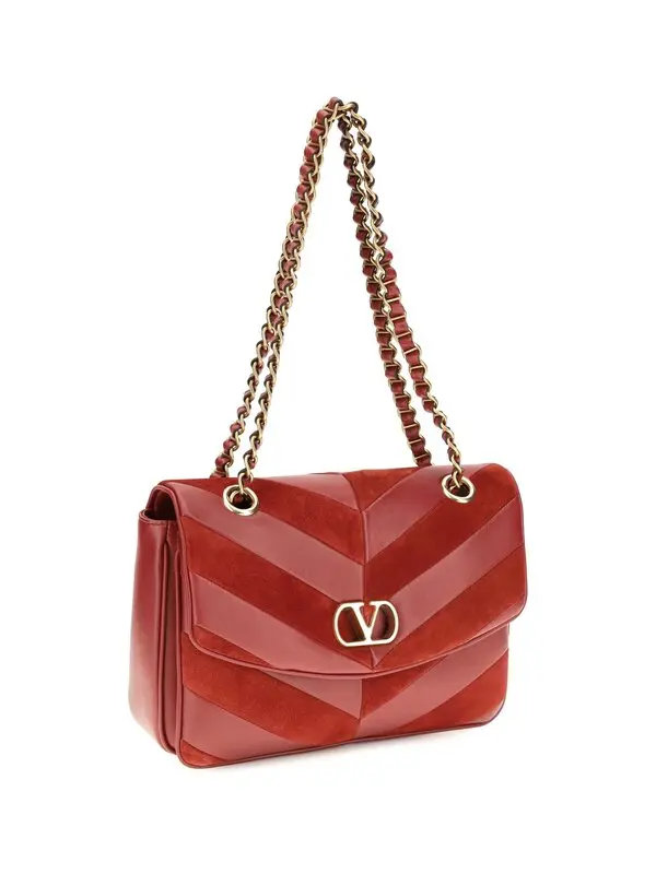 Valentino Garavani Djuna Shoulder Bag - Red