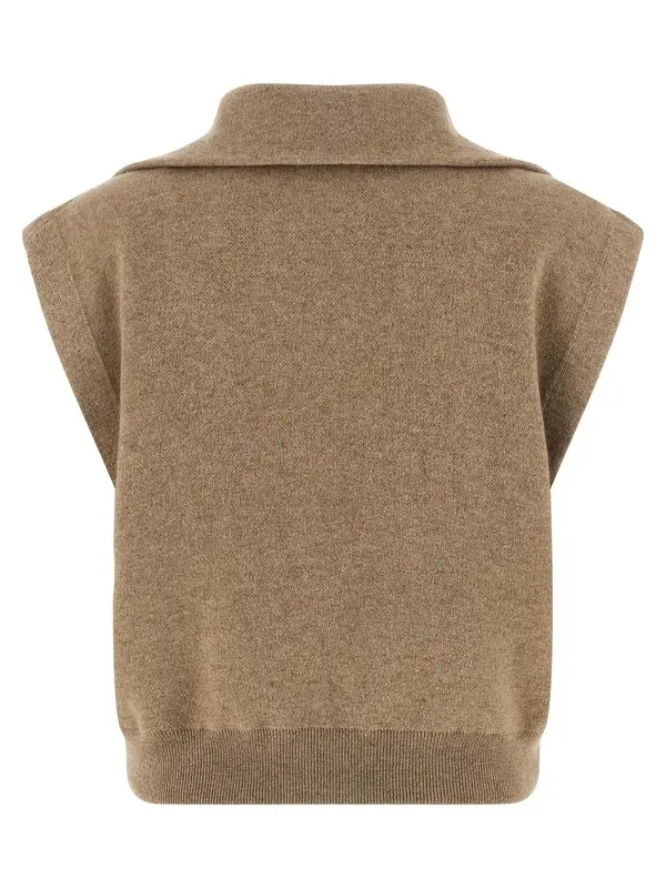 Brunello Cucinelli Shiny Zipper Pull' Vest