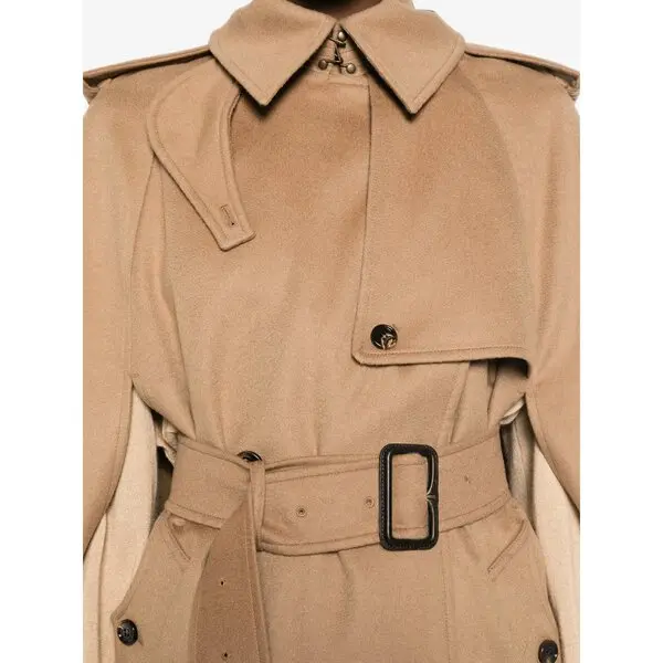 Burberry Neutrals Coats Capes
