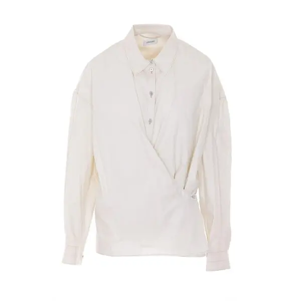 LEMAIRE Straight Collar Twisted Shirt - White