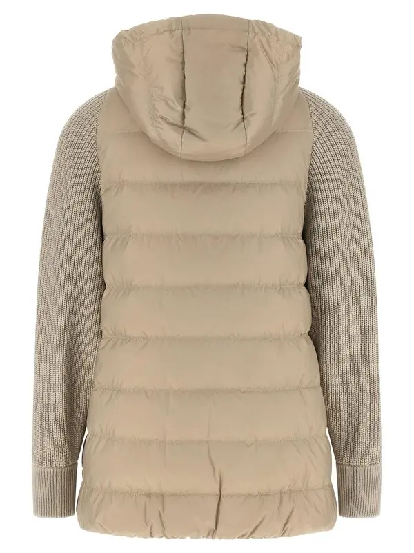 Brunello Cucinelli Shiny Zipper Pull' Down Jacket