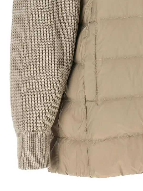 Brunello Cucinelli Shiny Zipper Pull' Down Jacket