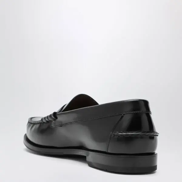 Prada Brushed Leather Loafers