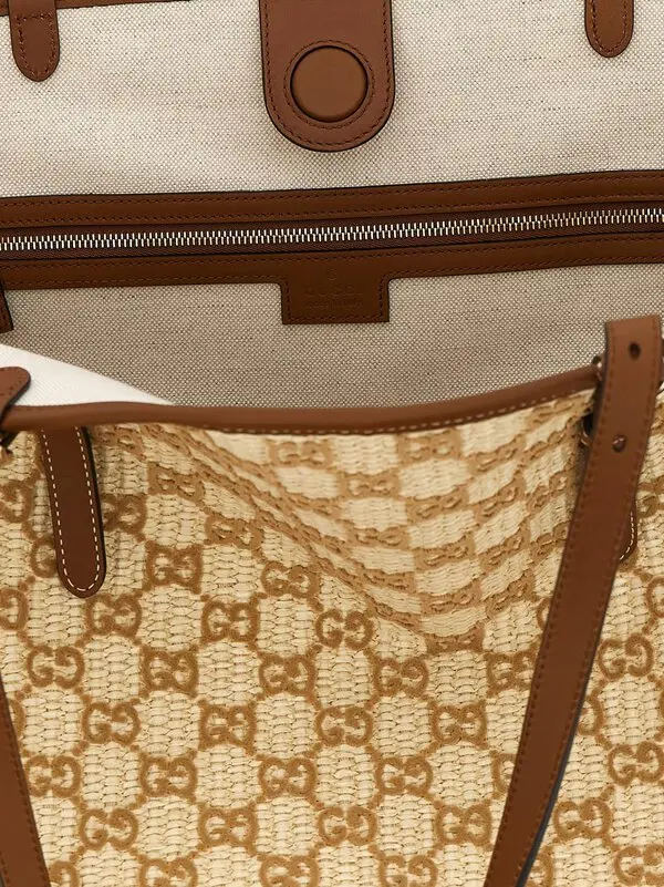 Gucci Woven Shopping Bag