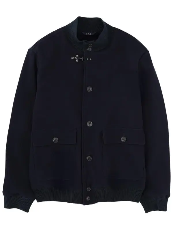 FAY Wool Jacket With Buttons