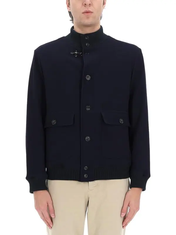 FAY Wool Jacket With Buttons