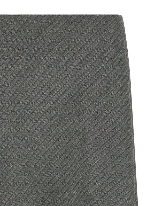 Alberta Ferretti Bell Chevron Skirt
