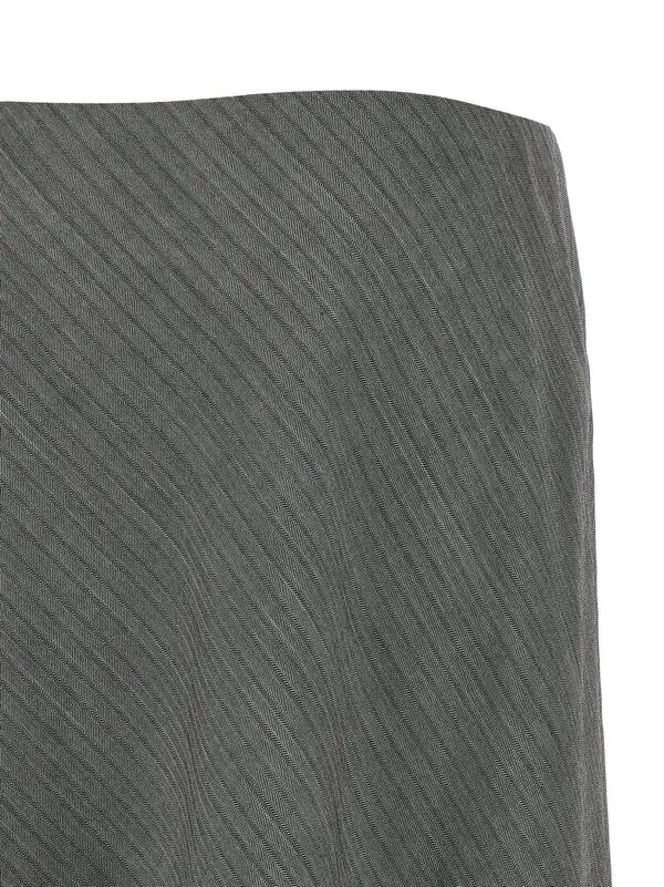 Alberta Ferretti Bell Chevron Skirt
