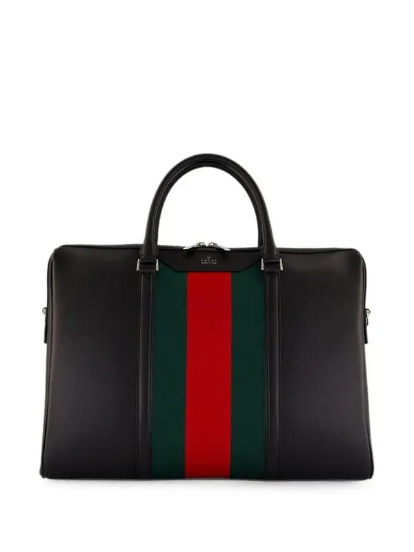 Gucci Mega Web Trademark Briefcase - Multicolor
