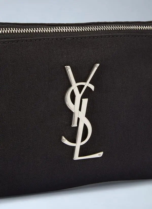 Saint Laurent Cassandre Classic Belt Bag - Black