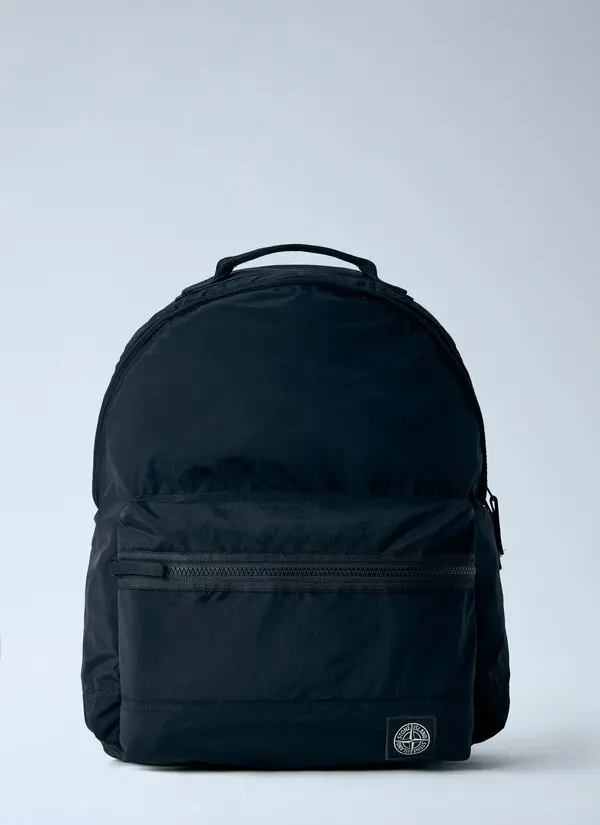 Stone Island Nylon Backpack With Front Zip Pocket