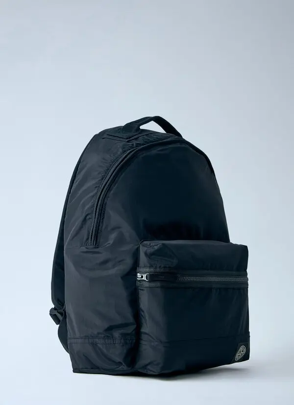 Stone Island Nylon Backpack With Front Zip Pocket