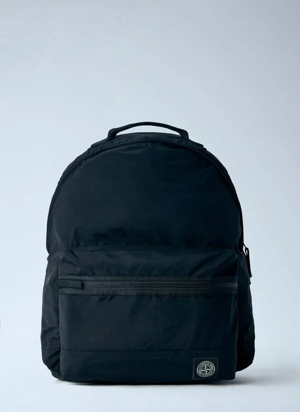 Stone Island Nylon Backpack - Black