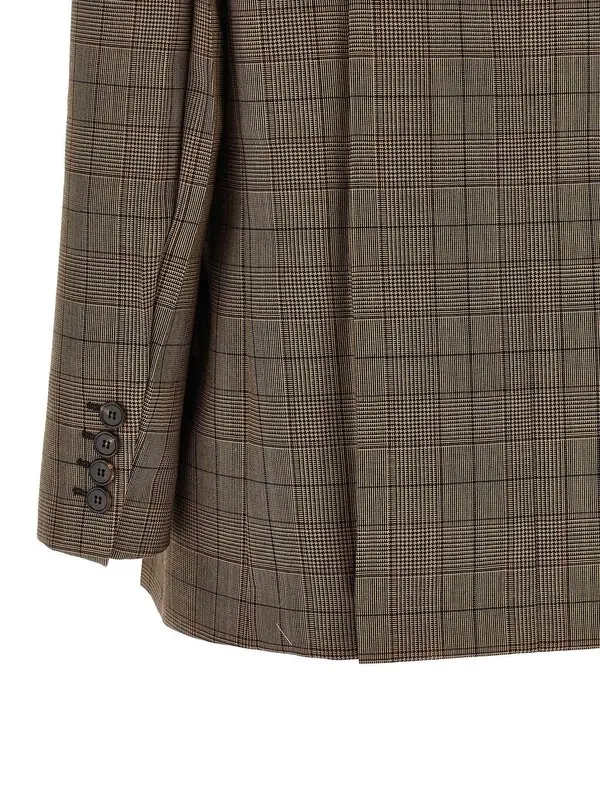 Chloé Check Double-breasted Blazer