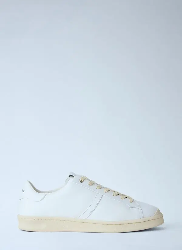 JIL SANDER Leather Sports Sneakers - White