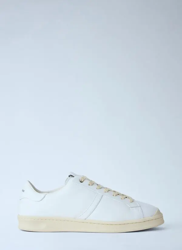 JIL SANDER Leather Sports Sneakers - White