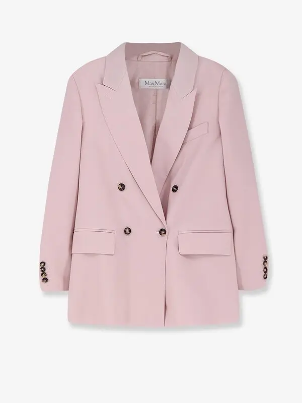 Max Mara Wool, Mohair, And Silk Blend Ombrosa Blazer - Multicolor