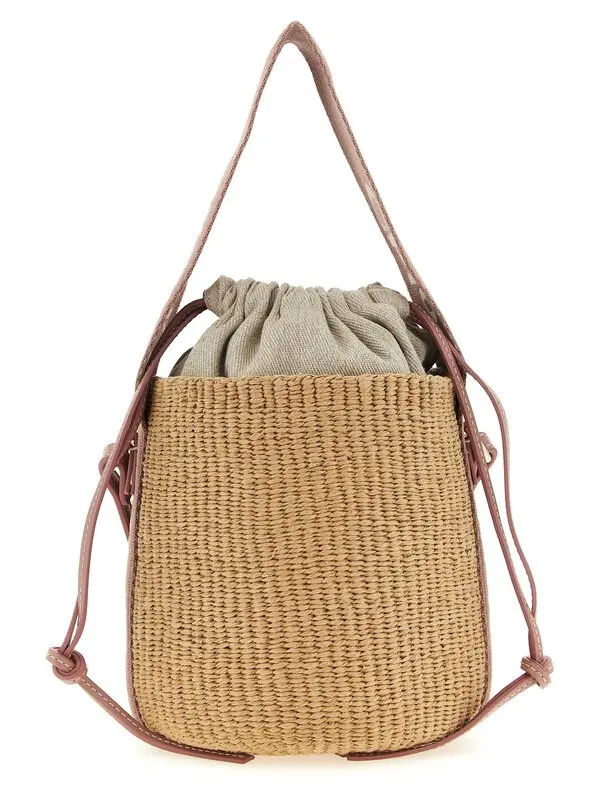 Chloé Woody Small Handbag - Cream