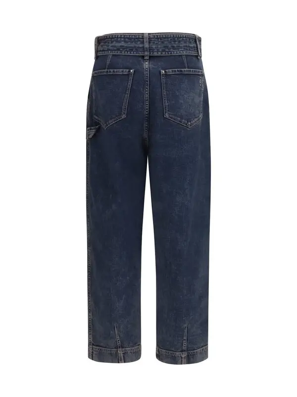 Giorgio Armani Wide-leg Jeans With Belt
