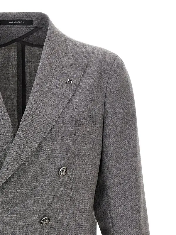 Tagliatore Montecarlo' Blazer - Gray