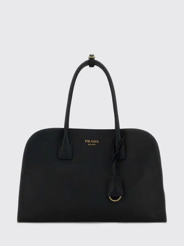 Prada Leather Shoulder Bag - Black