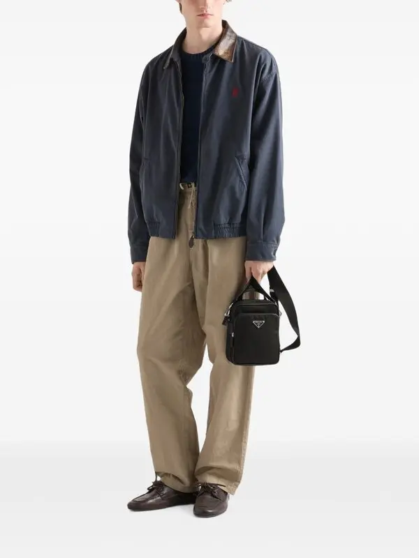 Prada Re-nylon And Saffiano Shoulder Bag