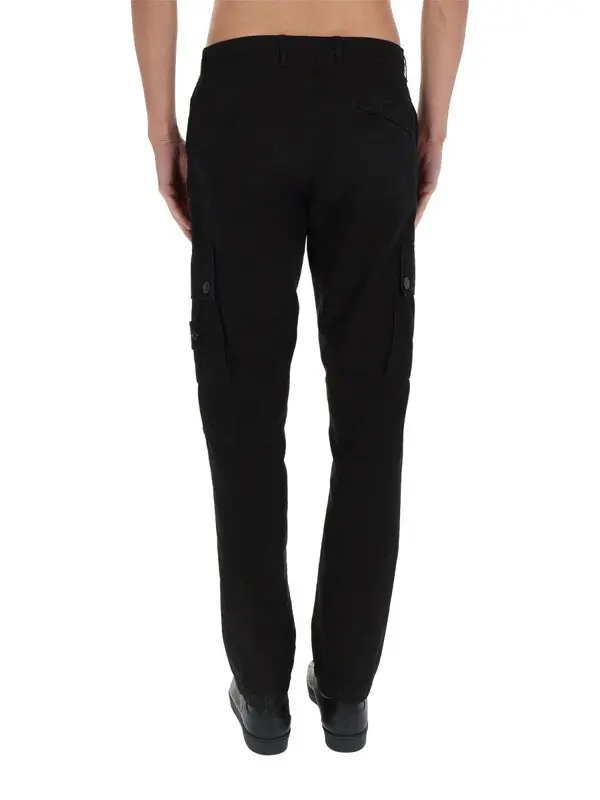 Stone Island Cargo Pants With Logo Patch