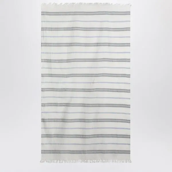 TEKLA Beach Towel With Striped Pattern