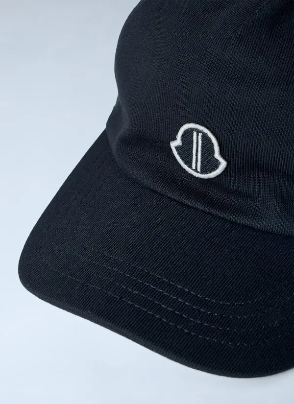 Moncler Rick Owens Embroidered Logo Baseball Cap
