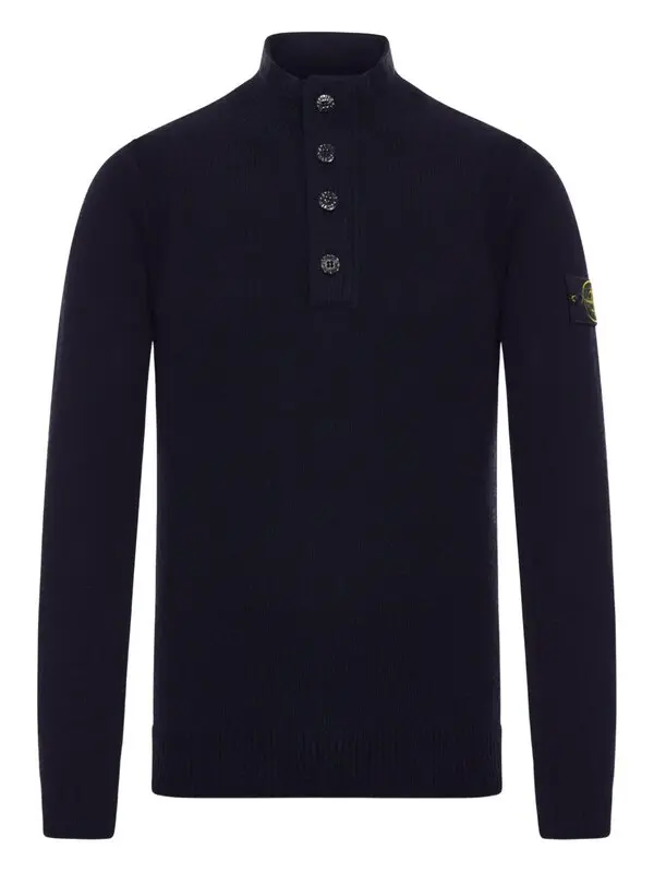 Stone Island Wool Turtle-neck Sweater