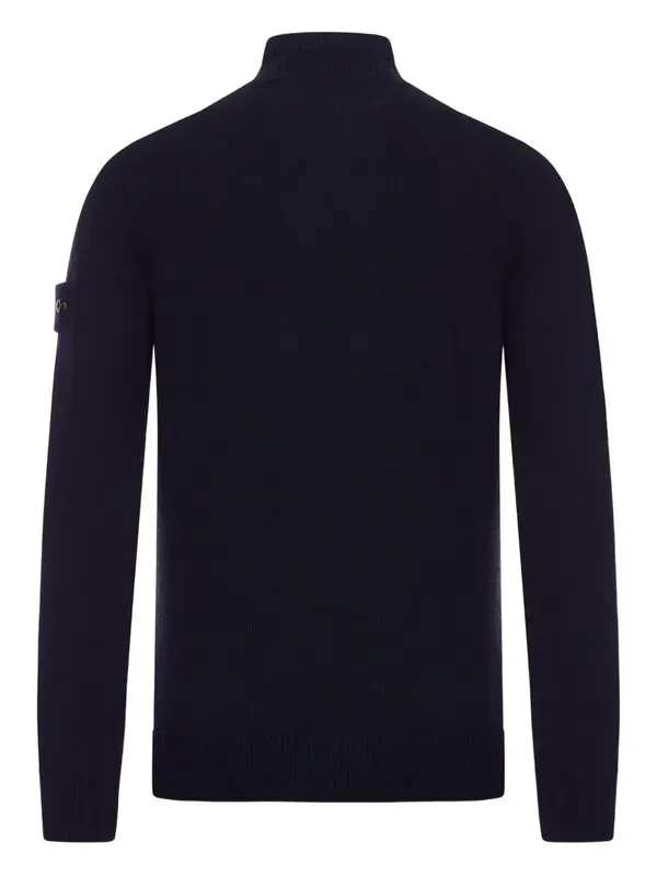 Stone Island Wool Turtle-neck Sweater - Multicolor