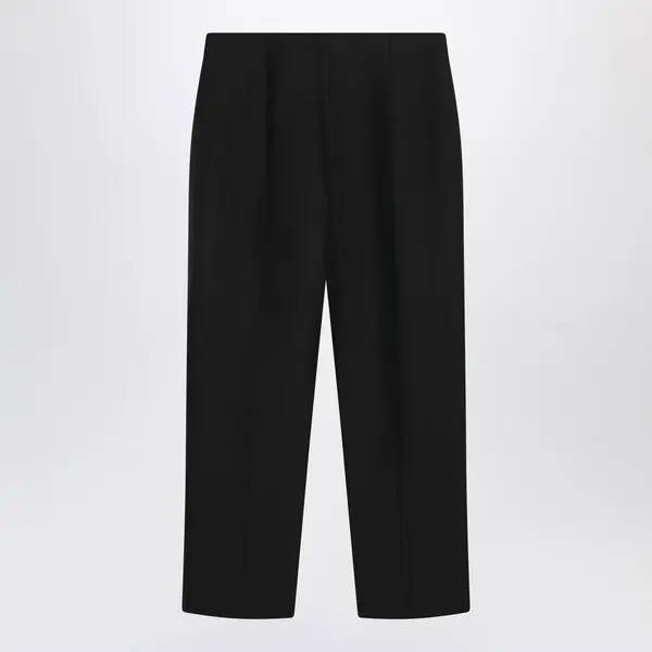 TOTEME Wool And Silk Trousers - Black